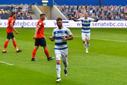 Charlie Austin Qpr Celebrates After Scoring Editorial Stock Photo ...