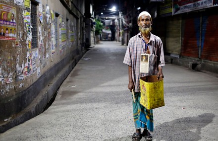 Bangladeshi Man Walks Along Street He Editorial Stock Photo - Stock ...