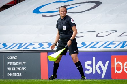 Assistant Referee Lisa Rashid During Efl Editorial Stock Photo - Stock ...
