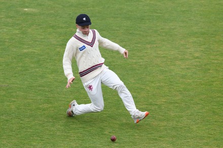 Lewis Goldsworthy Somerset Fields Ball During Editorial Stock Photo ...