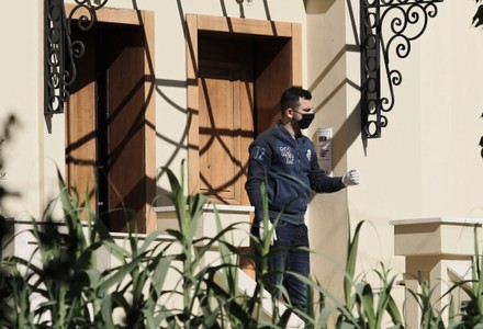 Police Outside House Where 20 Year Editorial Stock Photo - Stock Image ...