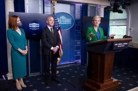 White House news conference, Washington, USA - 11 May 2021 Stock ...