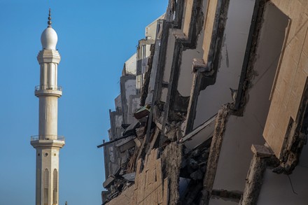 Rubble Hanadi Tower Aftermath Overnight Israeli Editorial Stock Photo ...
