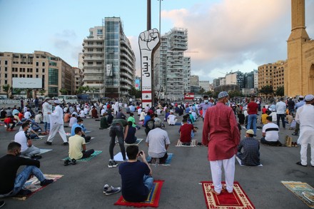 imágenes de Eid Al-Fitr prayer in Beirut, Lebanon - 13 May 2021 ...