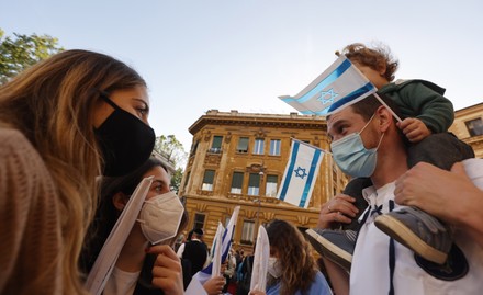 Demonstration Promoted By Jewish Community Rome Editorial Stock Photo ...