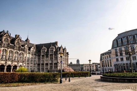 Liege Luik Guillemins Landmarks Touristic Spots Editorial Stock Photo ...