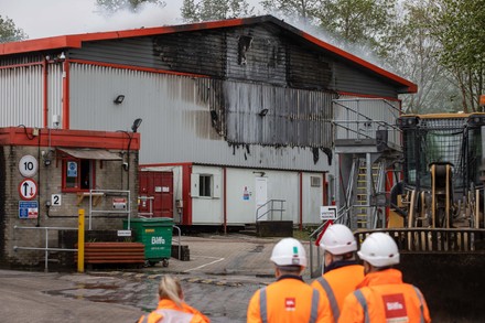 Fire Fighters Scene On Hadfield Road Editorial Stock Photo - Stock ...