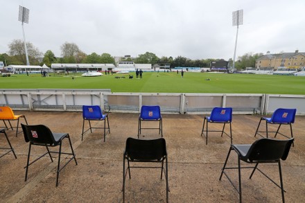 Essex Head Groundsman Stuart Kerrison Clears Editorial Stock Photo ...