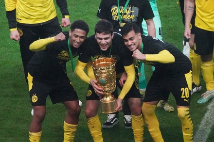 Jude Bellingham Reinier All Bvb Trophy Editorial Stock Photo - Stock ...