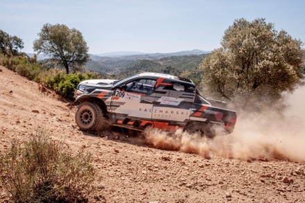 Polish Rally Driver Martin Kaczmarski Action Editorial Stock Photo ...