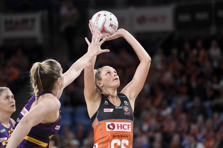 Jo Harten Giants Netball Takes Shot Editorial Stock Photo - Stock Image ...