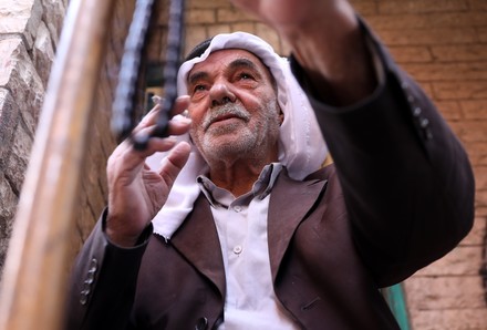 Old Palestinian Man Marks 73rd Anniversary Editorial Stock Photo ...