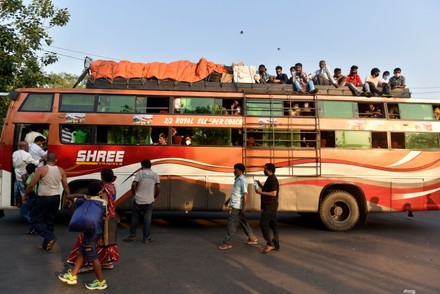 Overcrowded Bus Can Be Seen Where Editorial Stock Photo - Stock Image ...