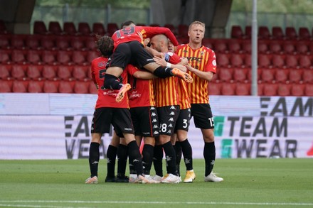 Italian football Serie A match, Benevento Calcio vs FC Crotone ...