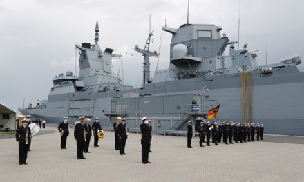 German Navy Band Soldiers Stand Front Editorial Stock Photo - Stock ...