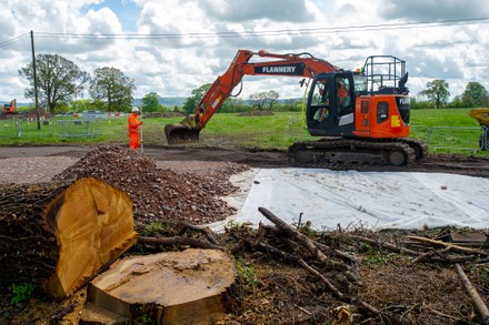 HS2, High Speed Rail 2, Aylesbury, Buckinghamshire, UK - 18 May 2021 ...