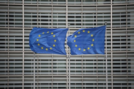 Flags Europe European Flag Symbol Council Editorial Stock Photo - Stock ...