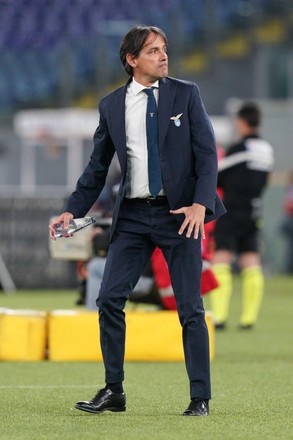 Simone Inzaghi Manager Ss Lazio Looks Editorial Stock Photo - Stock ...