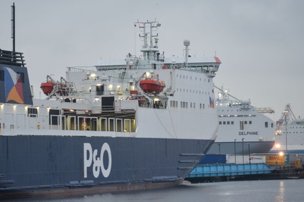 Ms Norbay Mv Delphine Vessels Seen Editorial Stock Photo - Stock Image ...