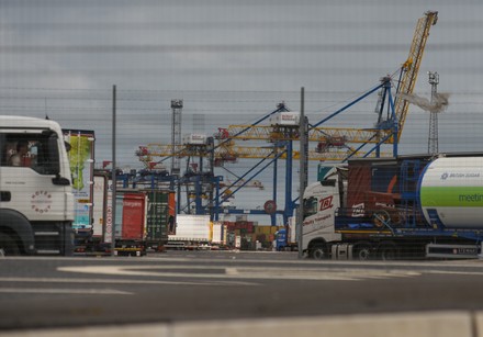 General View Container Terminal Belfast Port Editorial Stock Photo ...