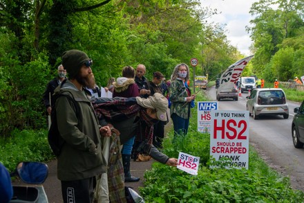 Local Residents Stop Hs2 Campaigners Were Editorial Stock Photo - Stock ...