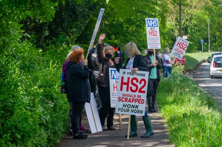 Local Residents Stop Hs2 Campaigners Were Editorial Stock Photo - Stock ...