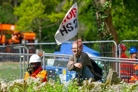 Local Residents Stop Hs2 Campaigners Were Editorial Stock Photo - Stock ...