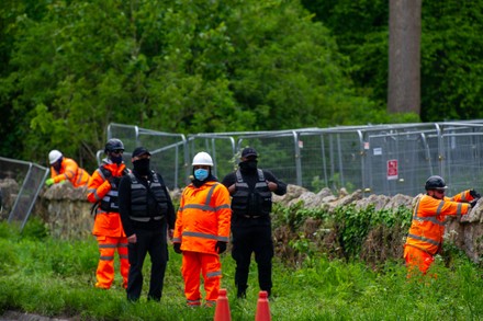 Local Residents Stop Hs2 Campaigners Were Editorial Stock Photo - Stock ...