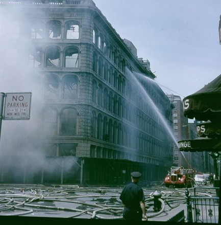 Firemen During Wanamakers Department Store Fire Editorial Stock Photo ...