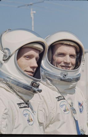 Gemini Viii Astronauts Neil Armstrong L Editorial Stock Photo - Stock ...