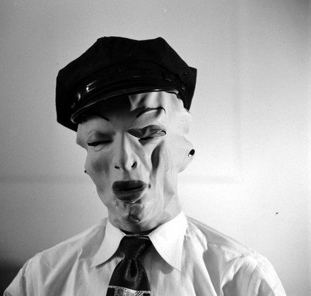 Man Showing Off One Masks Great Editorial Stock Photo - Stock Image ...