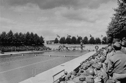 View Pool During Swimming Championships Soldiers Editorial Stock Photo ...