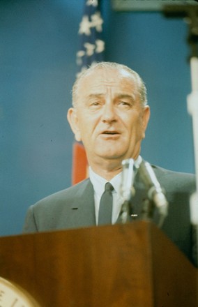 President Lyndon Baines Johnson Announcing Death Editorial Stock Photo - Stock Image | Shutterstock