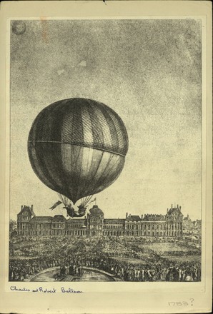 Illustration Jacques Charles Nicolaslouis Roberts Gas Editorial Stock ...