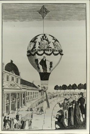 Illustration Josephmichel Jacquesetienne Montgolfiers Hot Air Editorial ...
