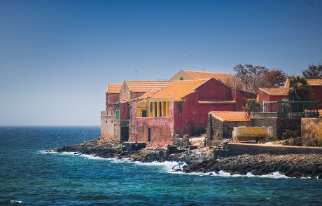 02042009 Senegal Dakar Island Goree Beach Editorial Stock Photo - Stock ...