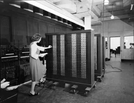8 Electronic numerical integrator and computer Stock Pictures ...
