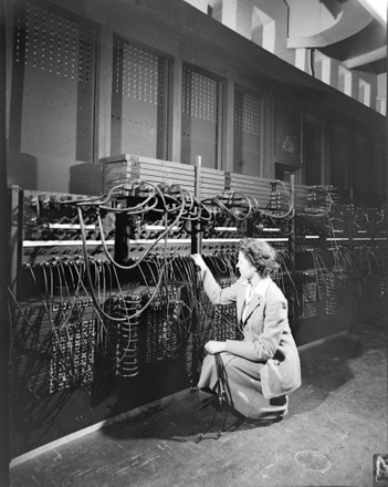 8 Electronic numerical integrator and computer Stock Pictures ...
