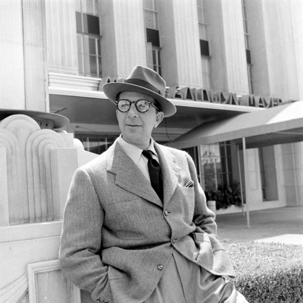 Dore Schary American Director Standing Outside Editorial Stock Photo ...