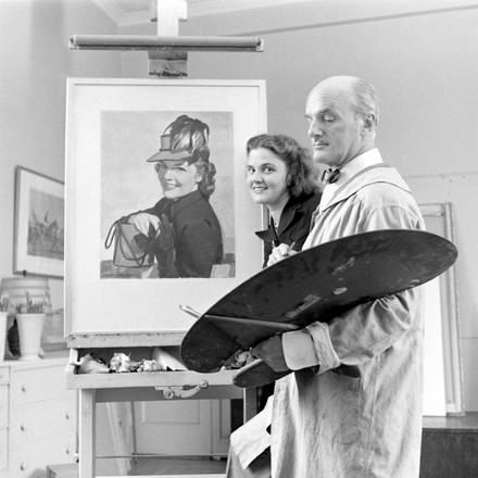 Howard Crosby Renwick Painting Model His Editorial Stock Photo - Stock ...