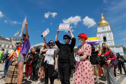 Transgenders Their Supporters Attend Transmarch Downtown Editorial ...