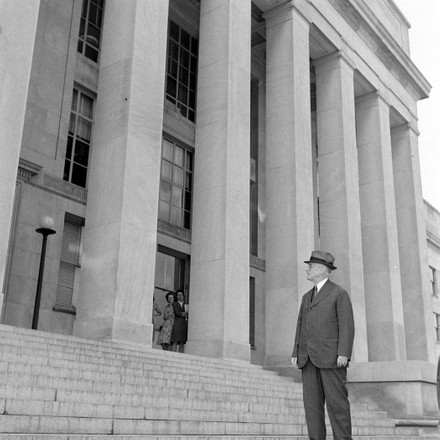 Secretary State Henry Lewis Stimson Looking Editorial Stock Photo ...