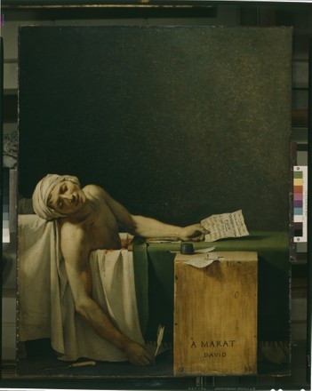 Death Marat Painting By Jacqueslouis David Editorial Stock Photo ...