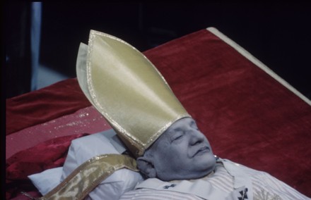 Corpse Pope John Xxiii Lying On Editorial Stock Photo - Stock Image ...