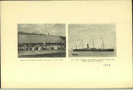 Illustration Crowd Awaiting Arrival Ss Coptic Editorial Stock Photo ...