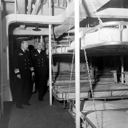 Personnel Cleaning Equipment Aboard Uss Refuge Editorial Stock Photo ...