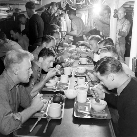 Navy Having Meals Aboard Ship September Editorial Stock Photo - Stock ...