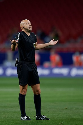 Referee Pablo Gonzalez Fuertes During Liga Editorial Stock Photo ...