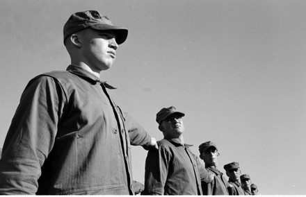 Trainees Marching Boot Camp On Parris Editorial Stock Photo - Stock ...