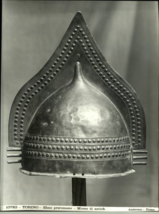Closeup Preroman Helmet Museum Antiquities Turin Editorial Stock Photo ...